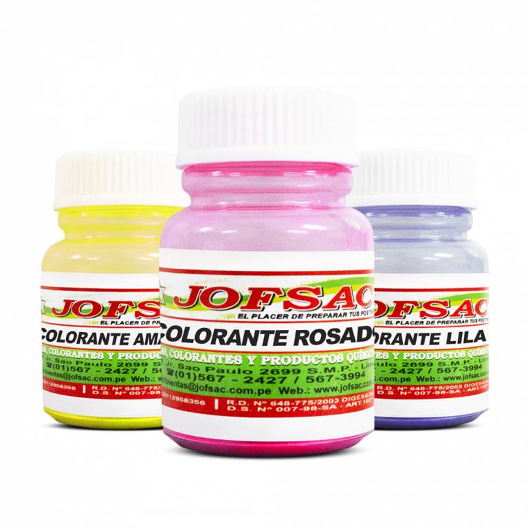 Colorante en polvo concentrado – Jofsac